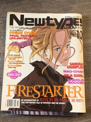 Vintage Newtype Magazine USA October 2003 Volume 02 Number 10 Posters ...