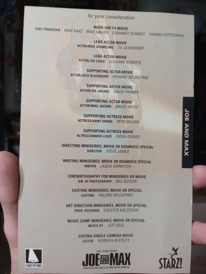 A Huey P. Newton Story & Joe and Max DVD VERY RARE/OOP Starz Screener W/Inserts! | eBay