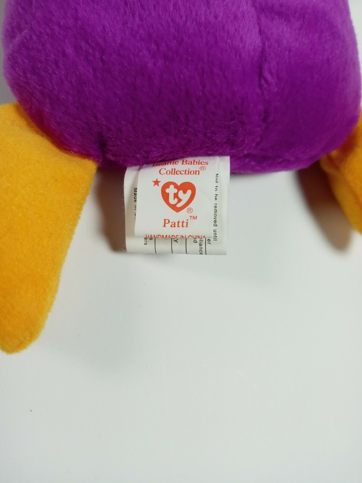 Ty Beanie Babies Patti The Platypus. Very Rare. 8421040254| eBay