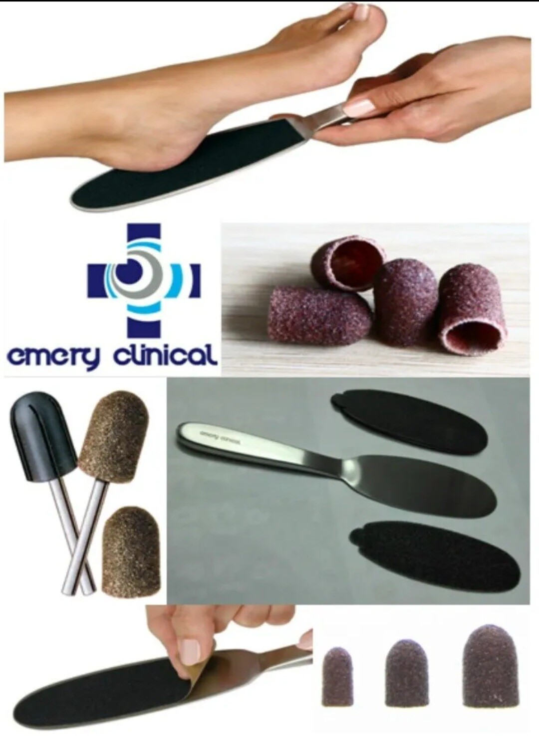 400 11p each refill adhesive file GRITS only black podiatry cuccio foot ...