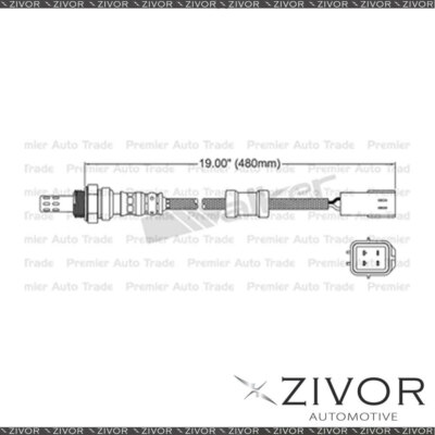 New WALKER Oxygen Sensor For Holden Barina TK 1.6L F16D3 #EGO-029 ...