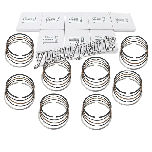 OEM 8x Piston Rings Set STD Φ92mm For BMW M3 E90 E92 E93 S65B40 S65B44 ...