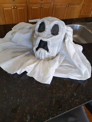 Halloween Monster Ghoulish Aduit Mask Ghost Face Creepy Scream Hooded ...