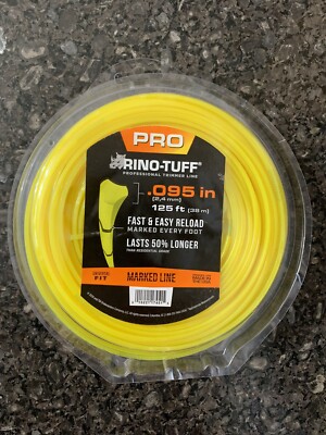 Rino-Tuff Pro Universal Fit .095 Professional Trimmer Marked Line 125 ...