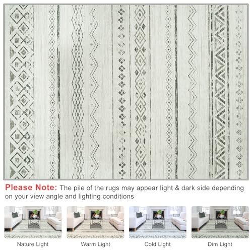 6x9 Area Rugs Living Room Rugs: Large Machine Washable Rug 6' x 9 ...