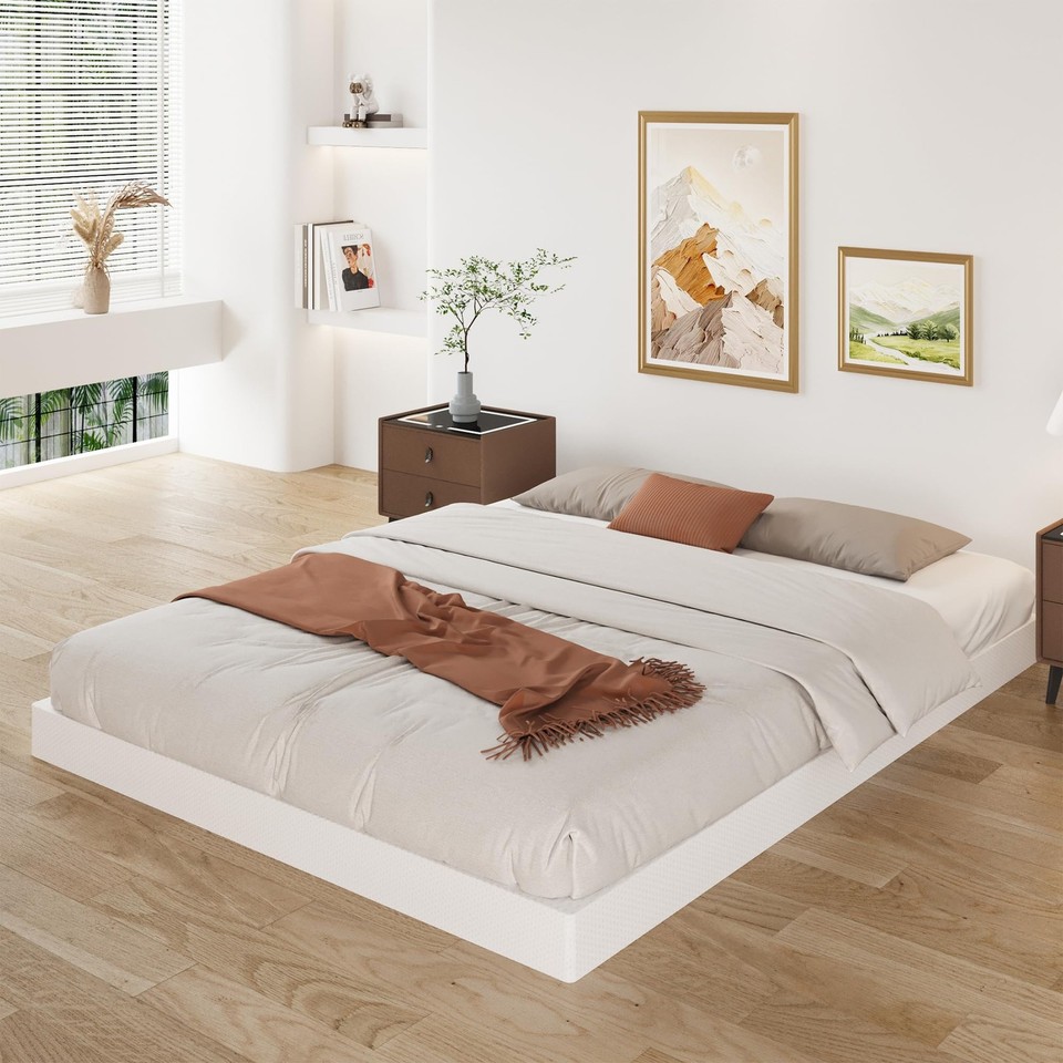 3 Inch Queen Box Spring Low Profile, Heavy Duty Metal Box Spring for ...