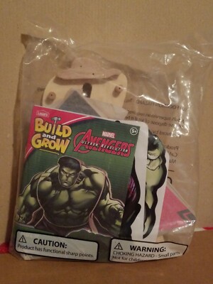 Lowe's Build and Grow Hulk Marvel Avengers Wooden DIY Kit NEW!! | eBay