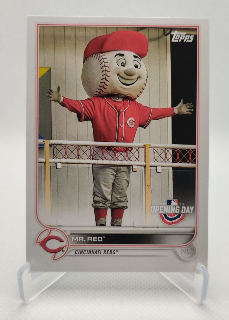 2022 Topps Opening Day Mascots Mr. Red Cincinnati Reds #M-5 | eBay