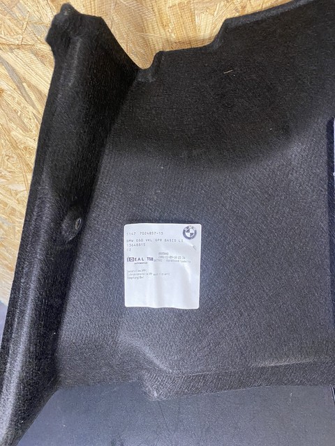 2008 BMW 528xi Trunk Carpet Arch Lining Trim Panel Front Left LH ...