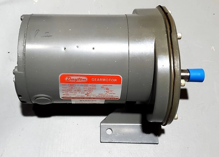 DAYTON 2Z842 SPLIT Phase Gearmotor 115V PicClick, 56% OFF