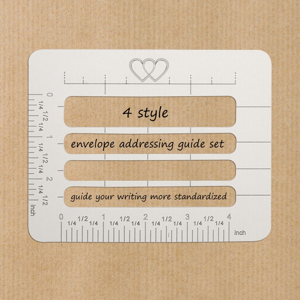 4PCS street number stencil envelope stencil Lettermate Template ...