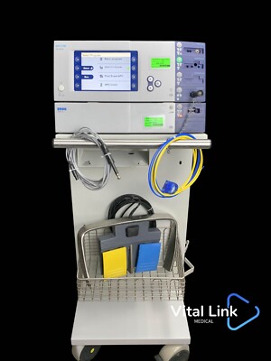 Erbe Vio 300D V 2.7.1 Erbe APC2 w/ Footswitch, Cart, Tank, Cords & More ...