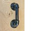 Pipe Furniture Handle Industrial Style Wooden Door Handles Barn Sliding ...