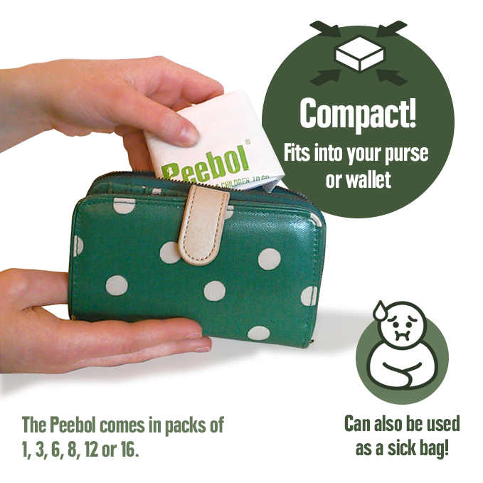 Peebol by SHEWEE Unisex She Can Wee Pee Disposible Urine Bags for ...