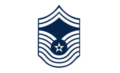 4" e-9 cmsgt 1976 chief master sergeant blue bumper sticker decal usa ...