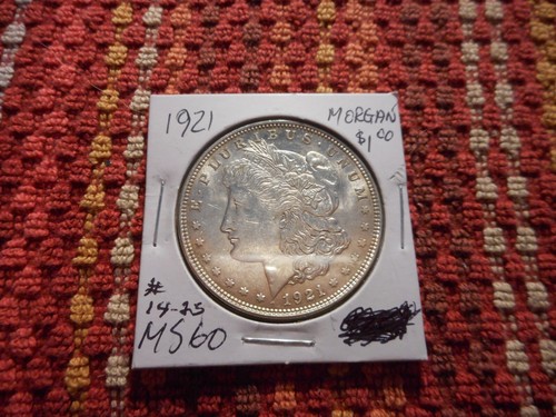 1921 Morgan Silver Dollar 90% Silver Ungraded Raw Coin | eBay