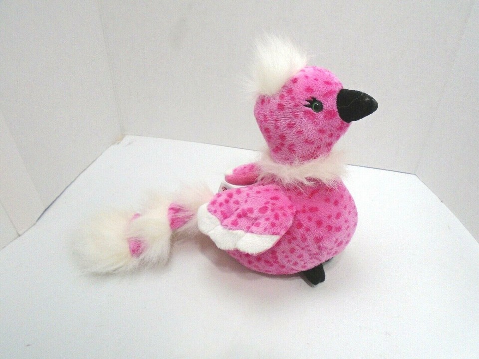 Ganz Webkinz Cherry Blossom Bird 10"+ 6" Tail Plush + Beanie HM455 | eBay