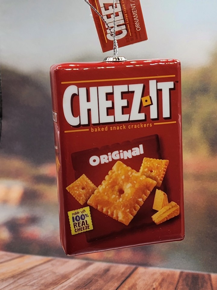 Cheez It Original Snack Box Faux Food Christmas Decoupage Ornament New ...
