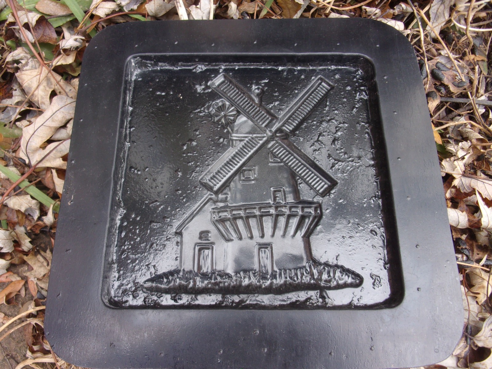 Plaster cement windmill plastic travertine tile mold 6" x 6" x 1/3" | eBay