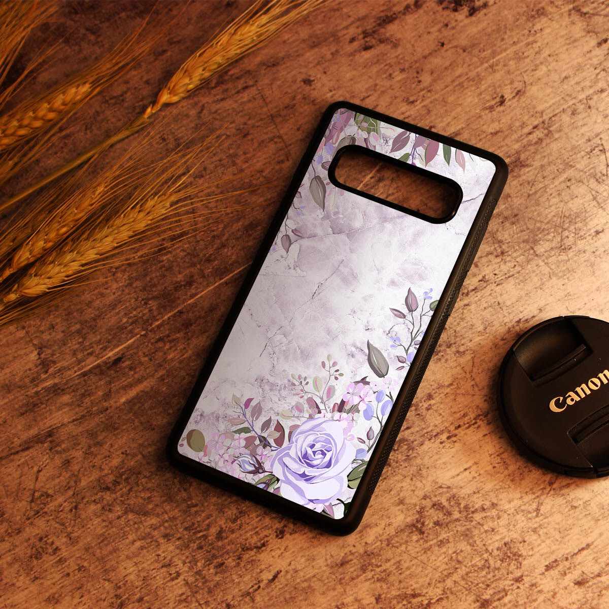 ( For Samsung S10 Plus / S10+ ) Back Case Cover H23222 Flower | eBay