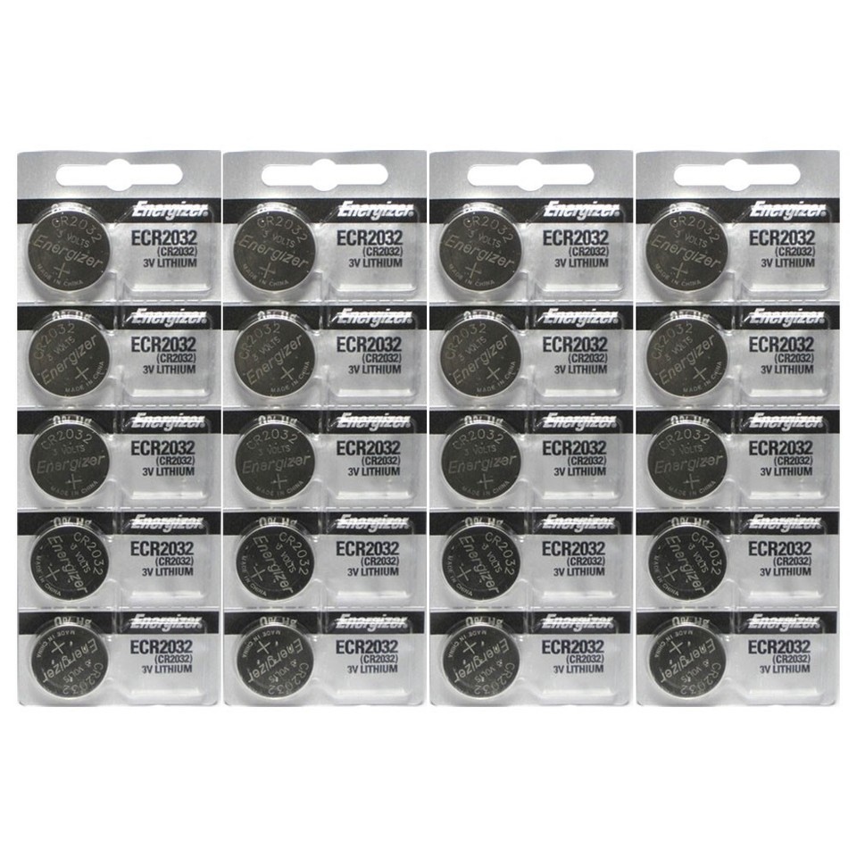 Energizer CR 2032 3V Lithium Coin Cell Batteries (50 Pack) | eBay