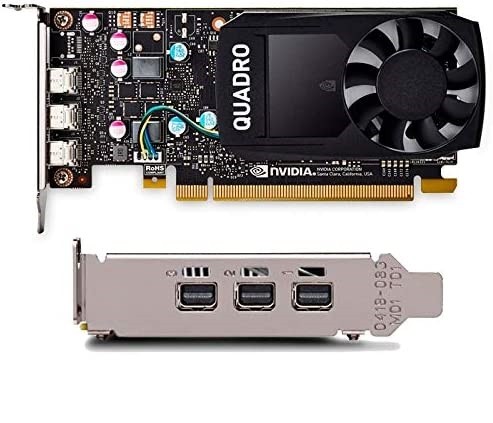 Nvidia Quadro P400 2GB GDDR5 3-port Mini-DisplayPort Graphics Card LP ...