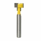 T-Slot Cutter 1/4*1/2 Shank Steel Milling Router Bit For Woodworking ...