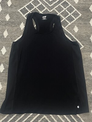 Avia Womens Tank Top XL 16/18 Black Perforated Detail Vented Activewear ...