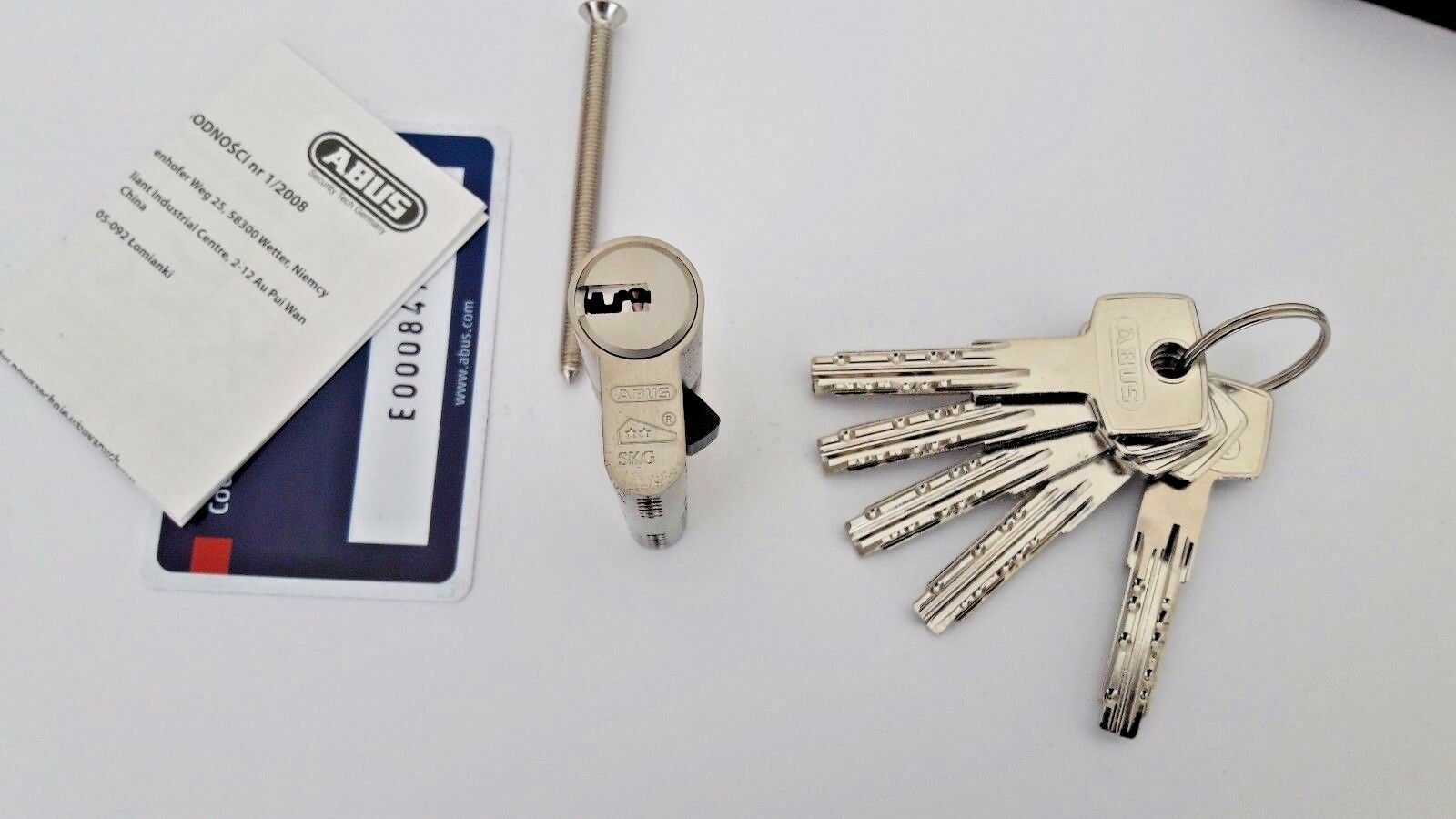 ABUS D10 SKG** High Security Cylinder Lock GRADE 7 | eBay