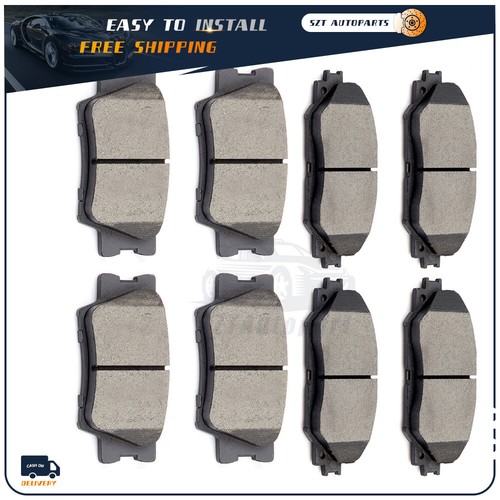 Front And Rear Ceramic Brake Pads Set For Toyota RAV4 2011 2012 2013 ...