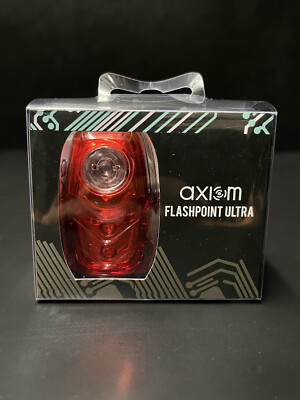 Axiom Flashpoint Ultra Bike Bicycle rear tail Light Battery Fit: Cateye ...