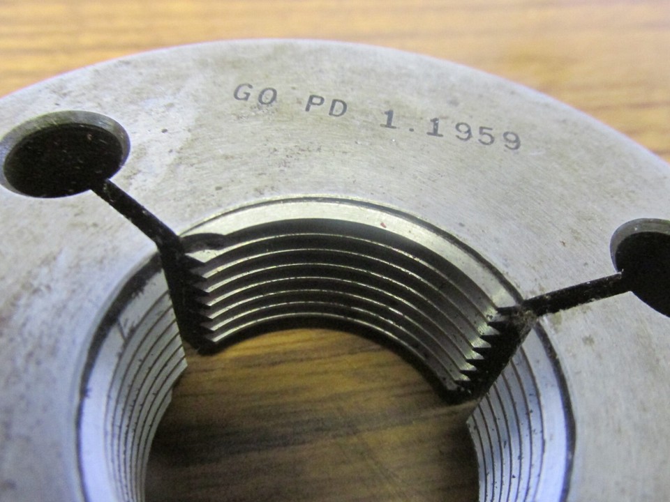 Go Thread Ring Gage 1-1/4"-12 UNF 3A-2-3 | eBay