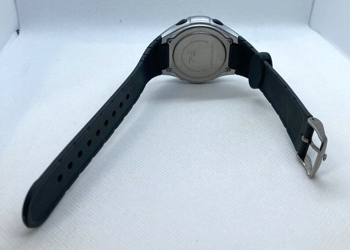Sportline ECG Accurate Wr50m Chrono Heart Monitor Wristwatch Black 7949 ...