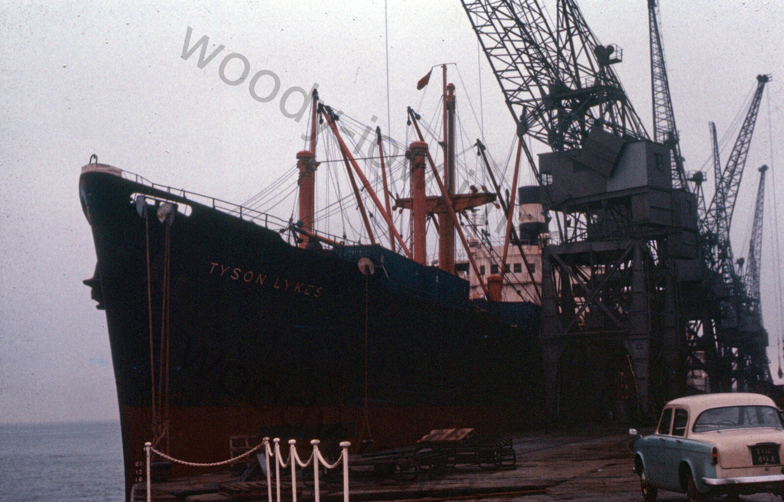 SLAC2125 - American Cargo Ship - Tyson Lykes , built 1945 - Colour ...