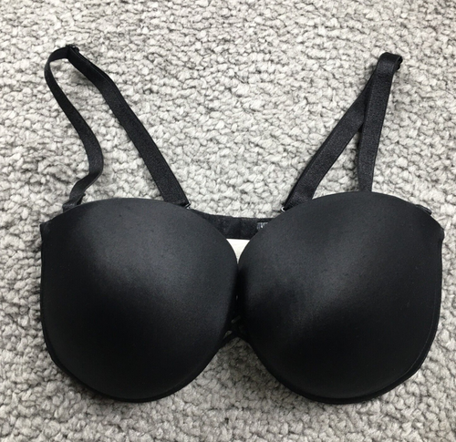 Wacoal Womens Underwired Push-Up Bra Sz 36D Black Comfort Adjustable ...