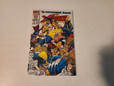 X-Force #16 NM- 9.2 Marvel X-Cutioner's Song pt.4 Unsealed W/O Card ...