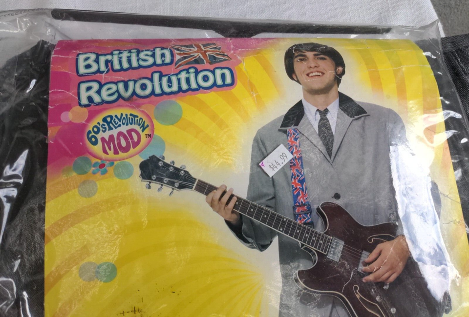 NEW British 60's Revolution Beatles Mod Suit Adult L (44-46) Halloween ...