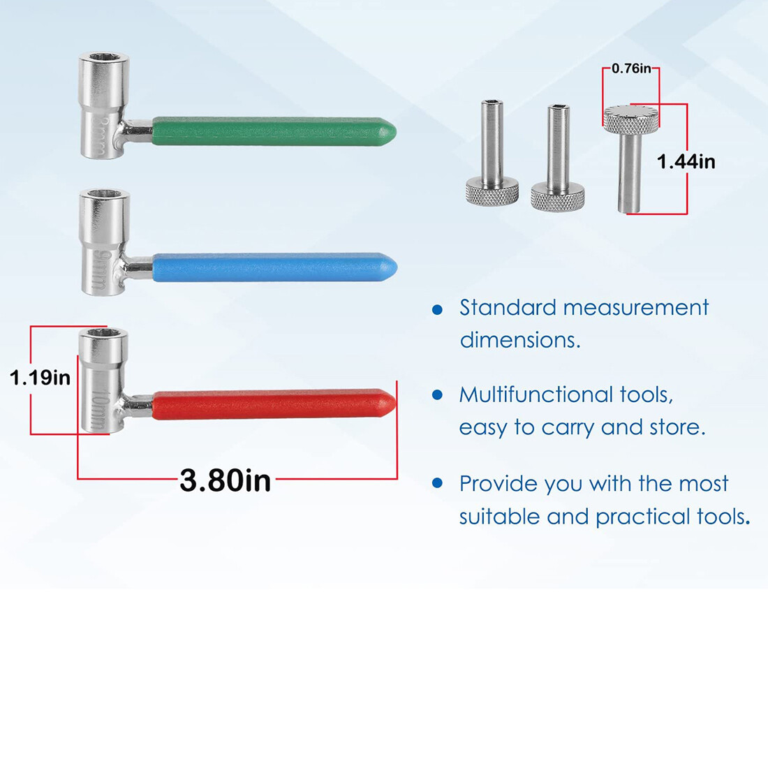 6PC Valve Tappet Adjusting Tool Set for HONDA YAMAHA SUZUKI KAWASAKI ...