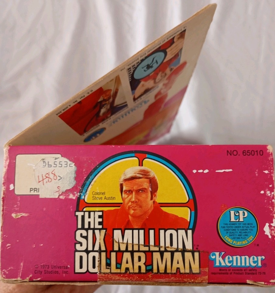 Kenner The Six Million Dollar Man 1977 Bionic Man Colonel Steve Austin ...