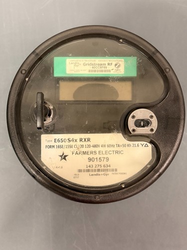 LOT OF 6 Landis+Gyr Commerical Power Meter (Sun Damaged LCD Screen ...