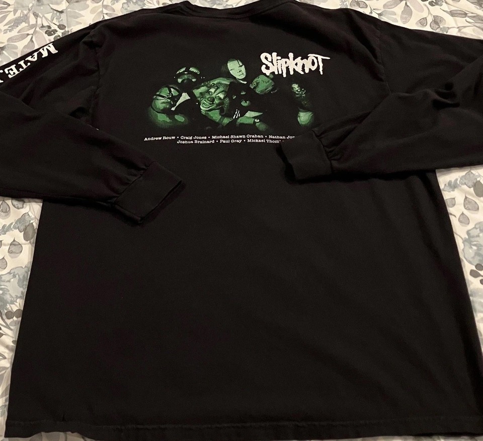 RARE Slipknot Mate Feed Kill Repeat MFKR Shirt Vintage Band Tee 90s L ...
