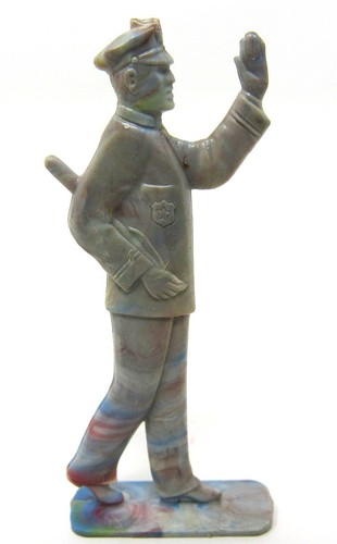 Policeman Bubble Gum Ball Machine Toy Plastic 2" Vintage 1950's Police ...