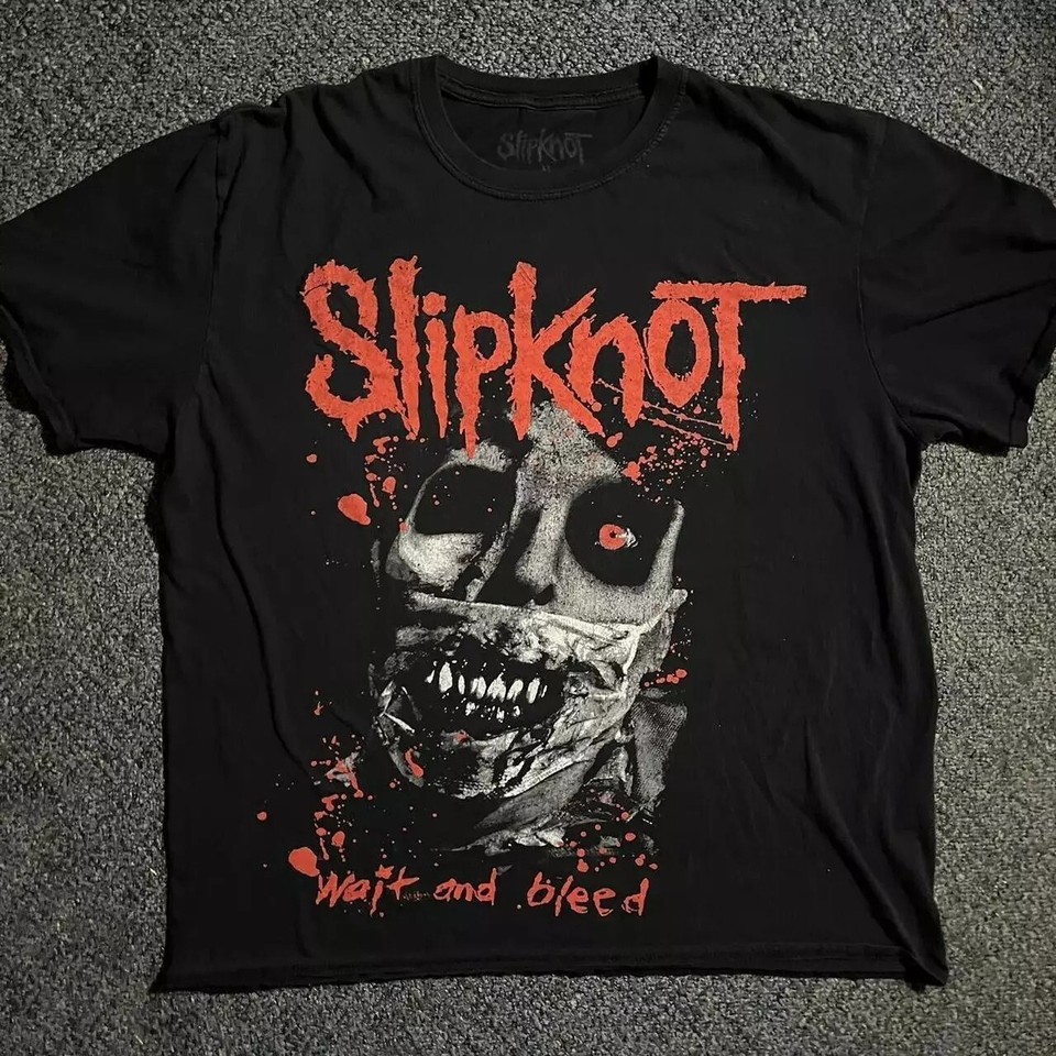 Slipknot Wait And Bleed Band Unisex Short sleeve unisex T shirt Men ...