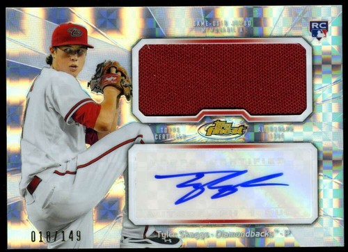 Tyler Skaggs 2013 Topps Finest X-Fractors 018/149 Autograph ...