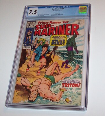 Sub-Mariner #18 - Marvel 1969 Silver Age issue - CGC VF- 7.5 | eBay