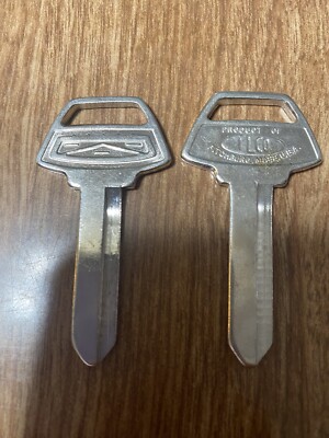 Ford Galaxie Key Blank 1965 1966 Uncut Trunk VINTAGE ORIGINAL OEM Ilco ...