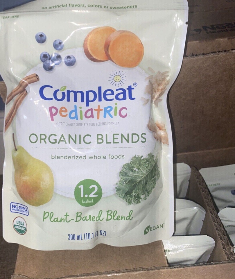 Compleat Pediatric Organic Blends Tube Feeding Plant Based Blend 10.1 ...