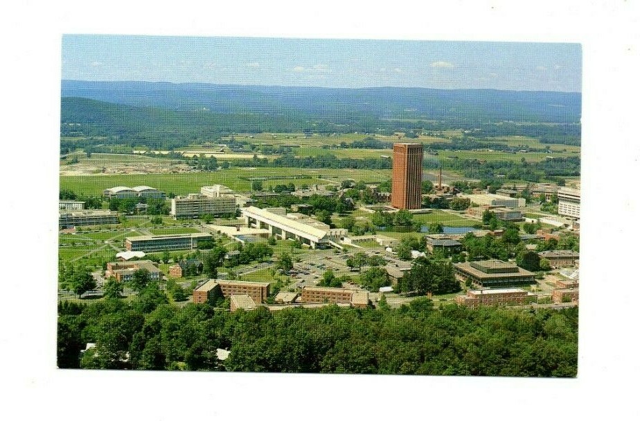 USA - University of Massachusetts, Amherst, Aerial View - Postcard | eBay