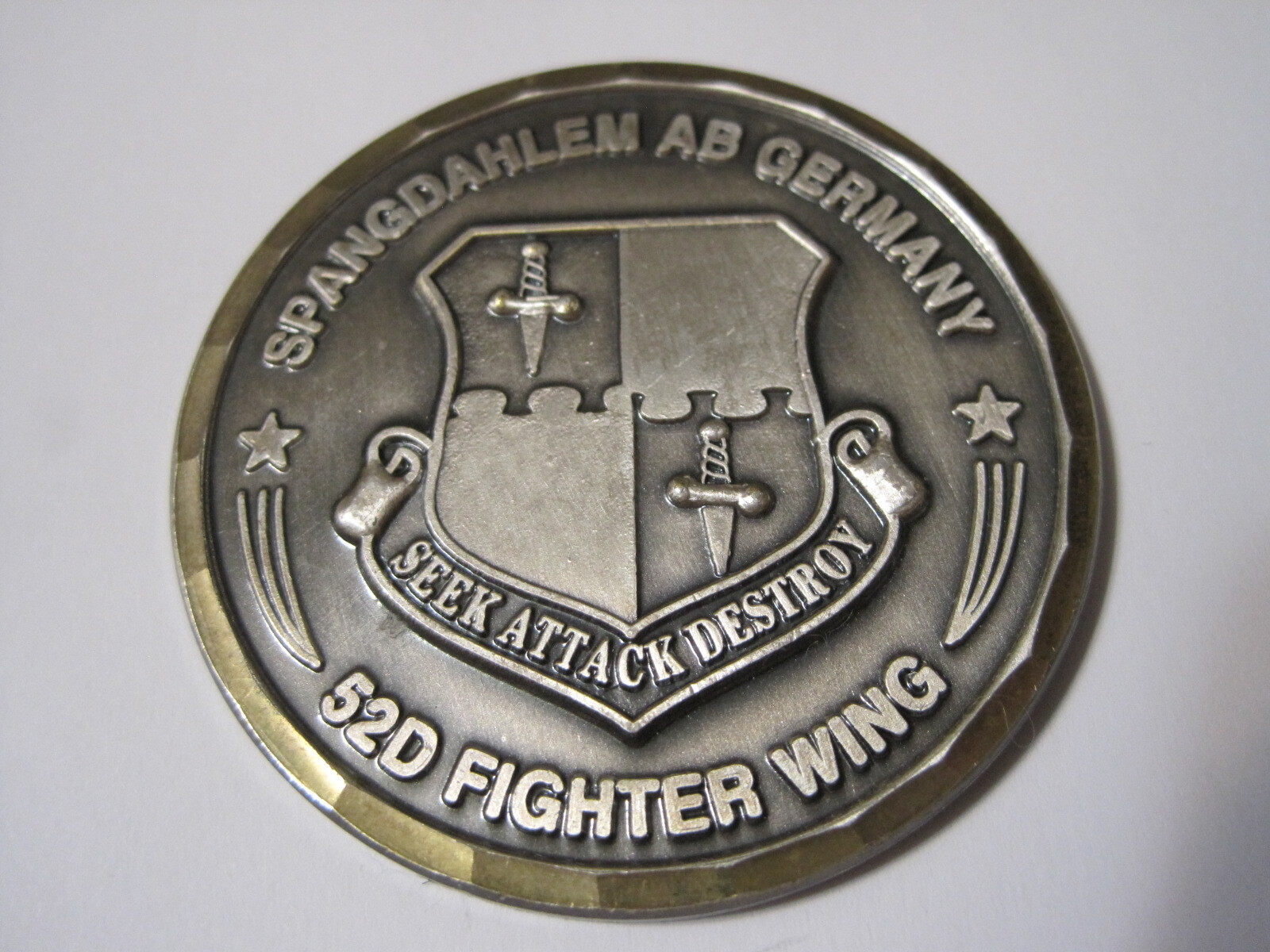 52D Fighter Wing Spangdahlem AB Germany Challenge Coin | eBay