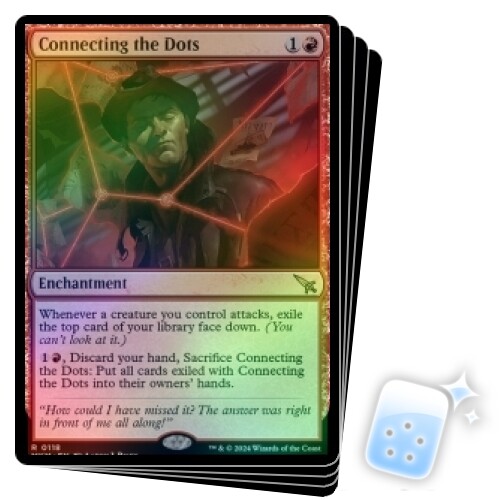 FOIL CONNECTING THE DOTS X4 Murders At Karlov Manor MKM Magic MTG MINT ...